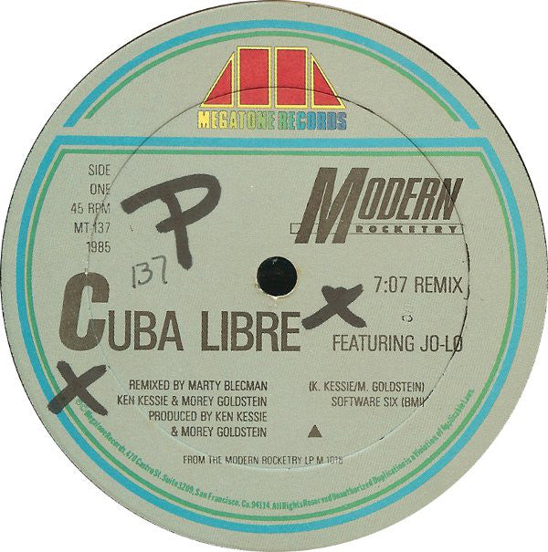 Buy Modern Rocketry : Cuba Libre (Remix) (12") Online for a great price ...